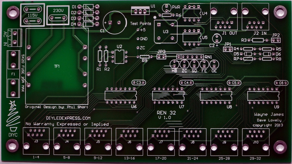 REN 32 Controller Board - doityourselfchristmas.com